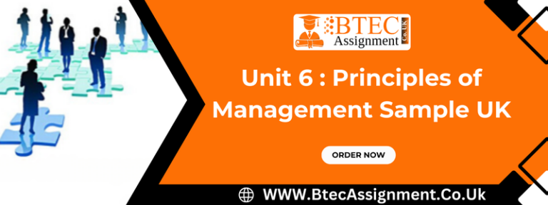Unit 6 Principles of Management Sample Answers UK
